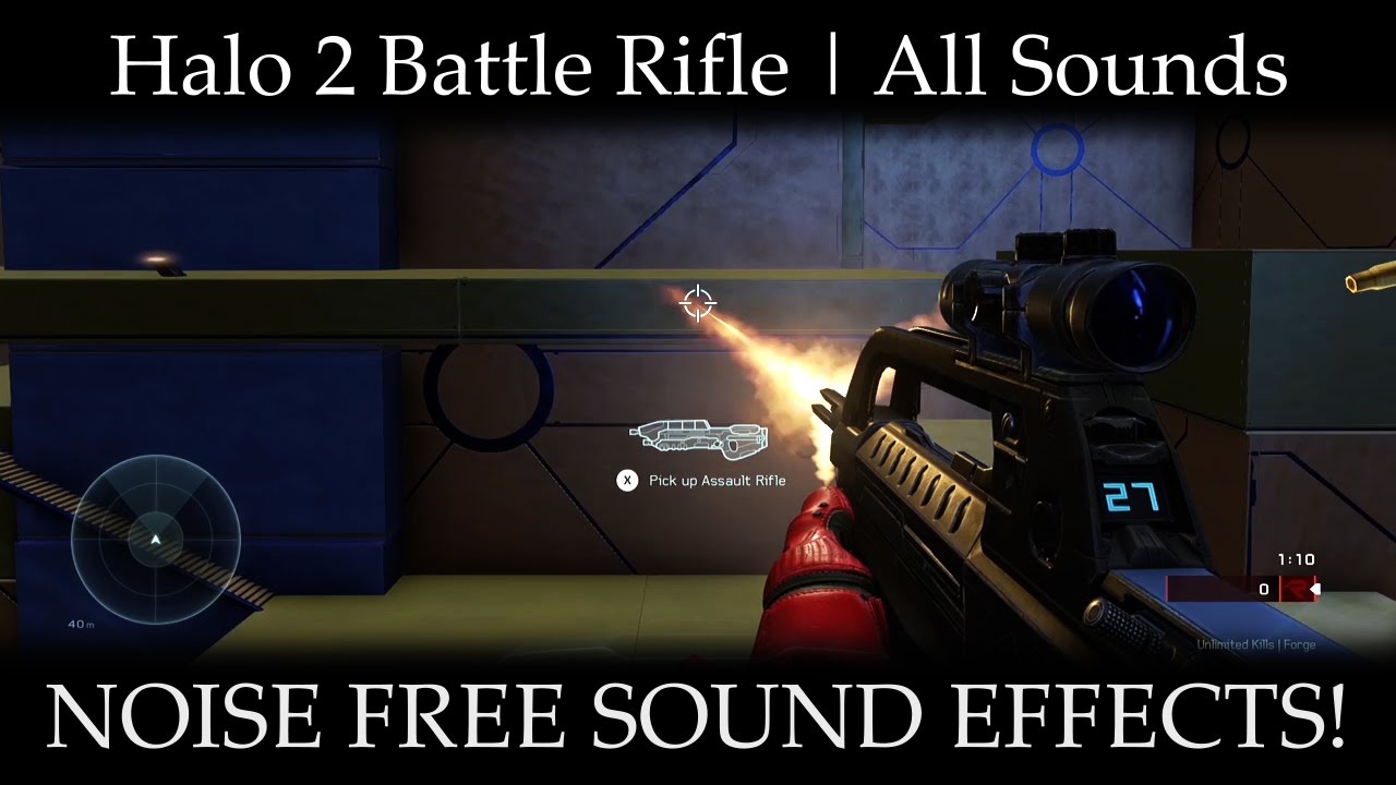 Halo 5 Sound Effects | PART 7 | Halo 2 Battle Rifle Showcase - YouTube