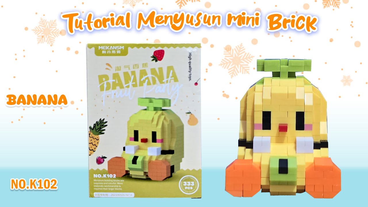 EASY BUILDING NANO BLOCKS MINI LEGO BRICKS MEKANSM FRUIT SERIES NO ...