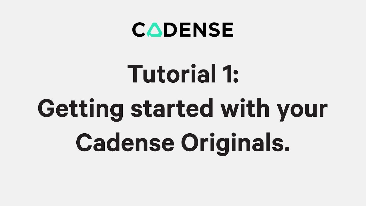 Cadense Adaptive Shoes Getting Started - YouTube