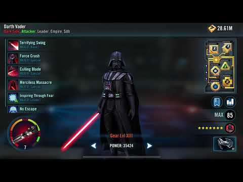 Modding Darth Vader for FUN! (Culling Blade Glory) #SWGOH
