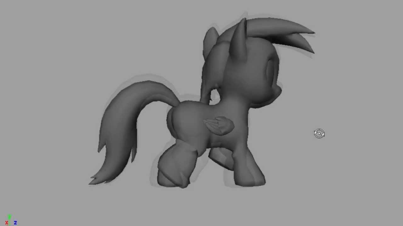 MLP / Maya - Animated Filly Trot Cycle - YouTube