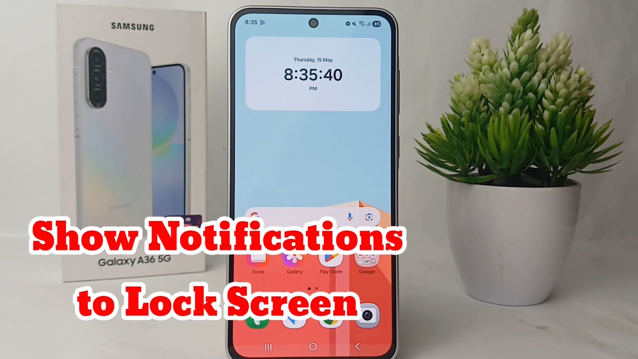 How To Show Notifications on Lock Screen on Samsung Galaxy A36 5G - YouTube