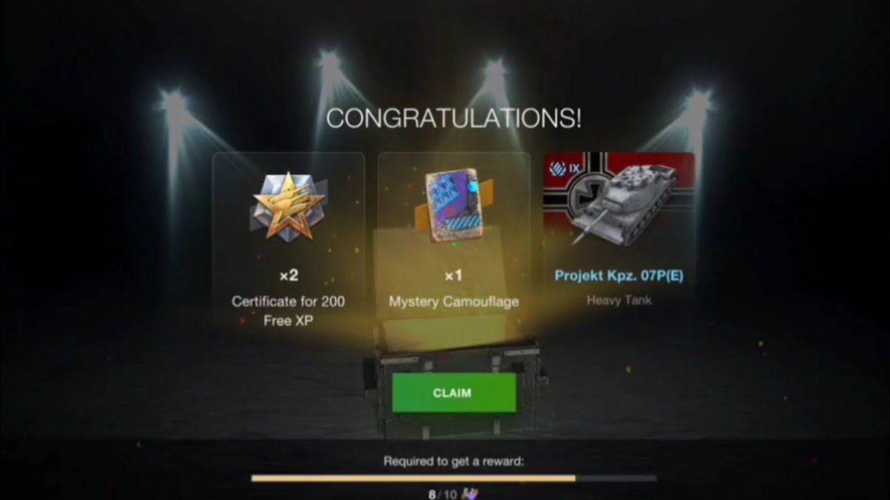WOTB | Rarest Tank unlocked 🔓 Projekt Kpz. 07P(E) Opening Mystery Boxes ...