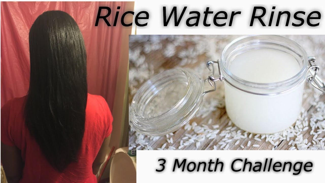 3 Month Rice Water Rinse Challenge For Hair Growth Youtube