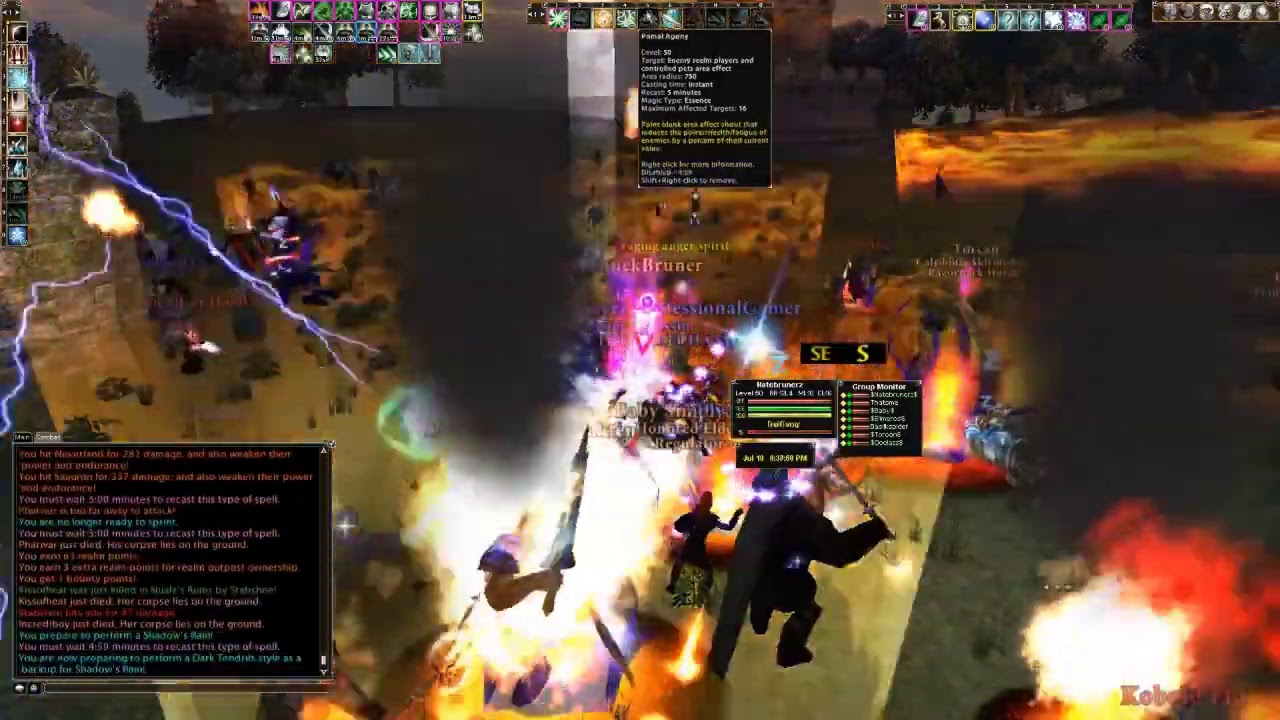 Dark Age of Camelot: ALB BG Destroys Hib/Mid BG's All Night - YouTube