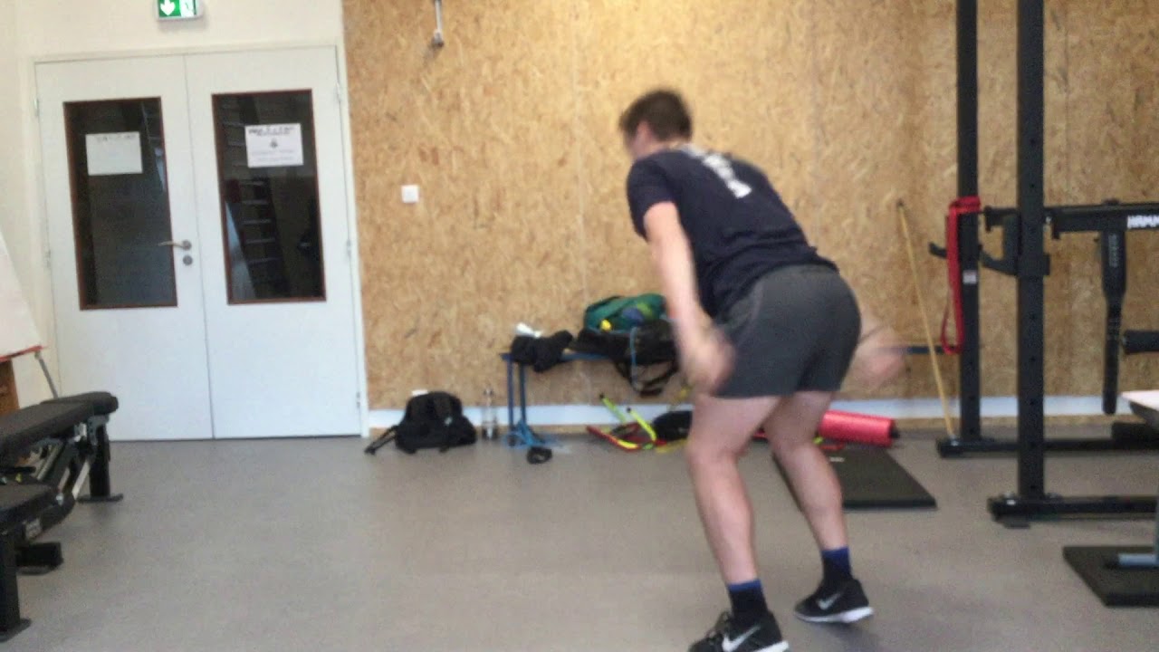 CMJ one leg bounce + reception - YouTube