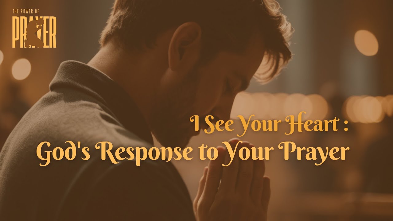 I See Your Heart God's Response to Your Prayer - YouTube