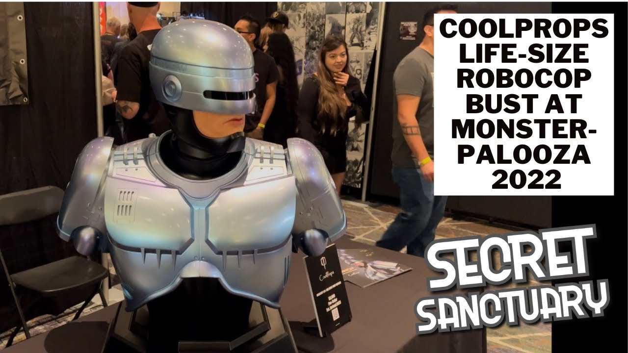 CoolProps Life-Size Robocop Bust at Monsterpalooza 2022 - YouTube