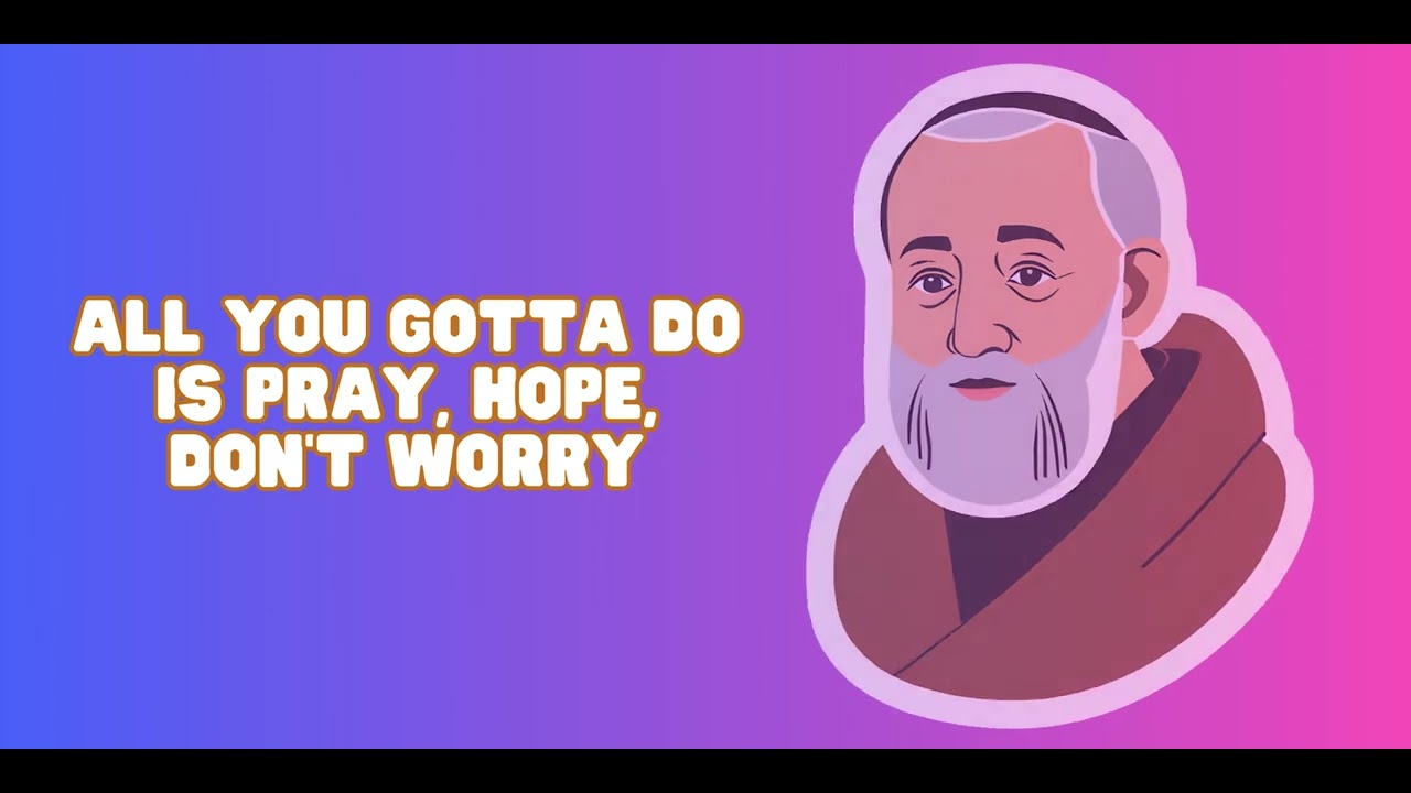 Pray, Hope, Don't Worry (A Catholic Nursery Rhyme) - YouTube