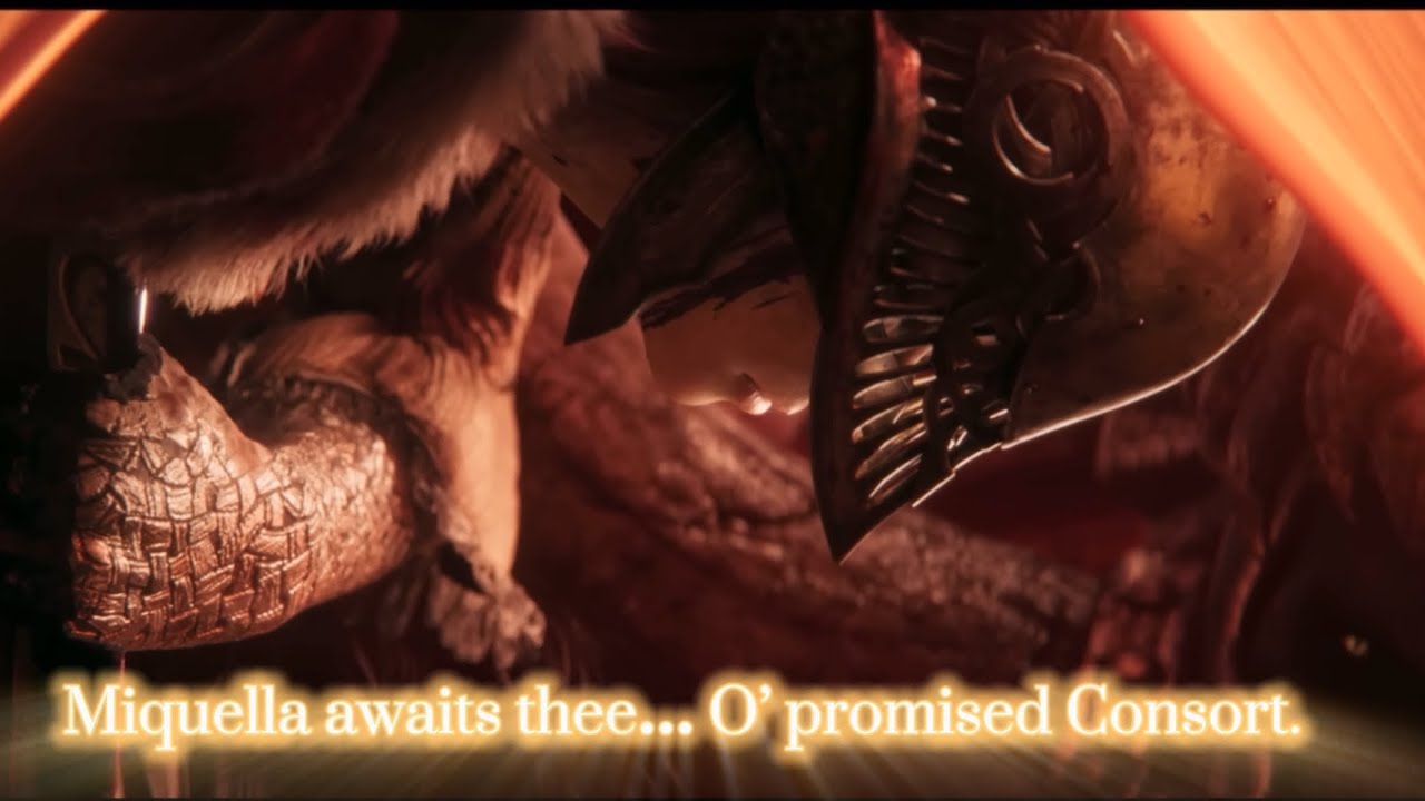 “Miquella awaits thee O’ Promised Consort” Void in Blue Elden Ring Edit ...