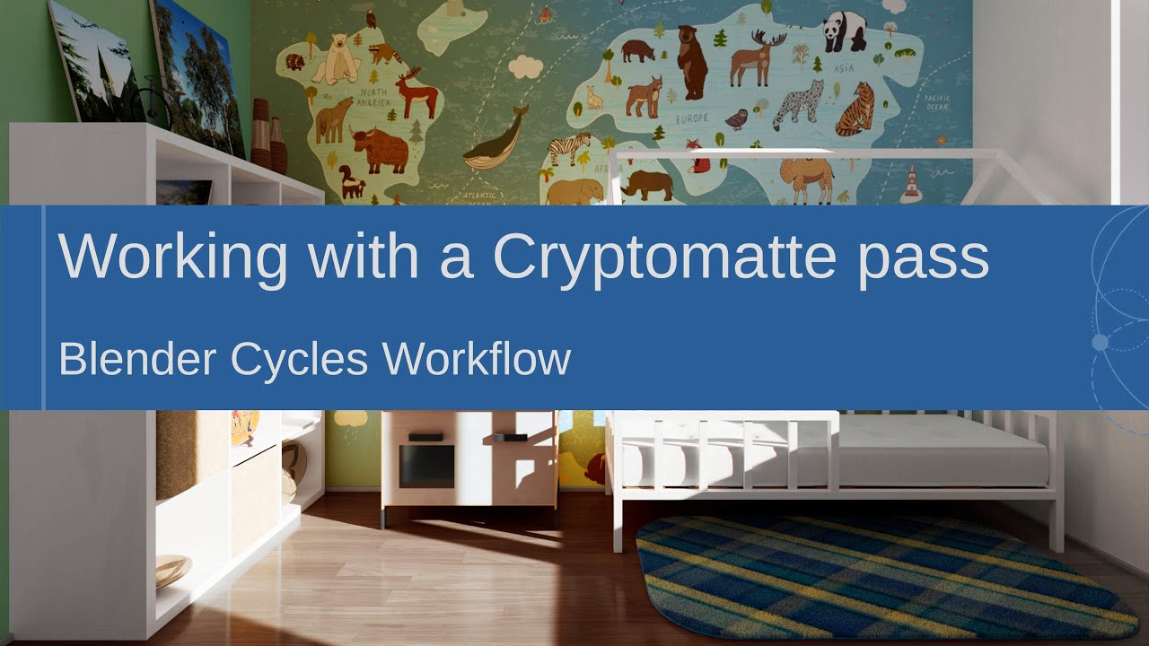 TUT2023-201| ПРИМЕНЕНИЕ CRYPTOMATTE PASS В CYCLES - YouTube