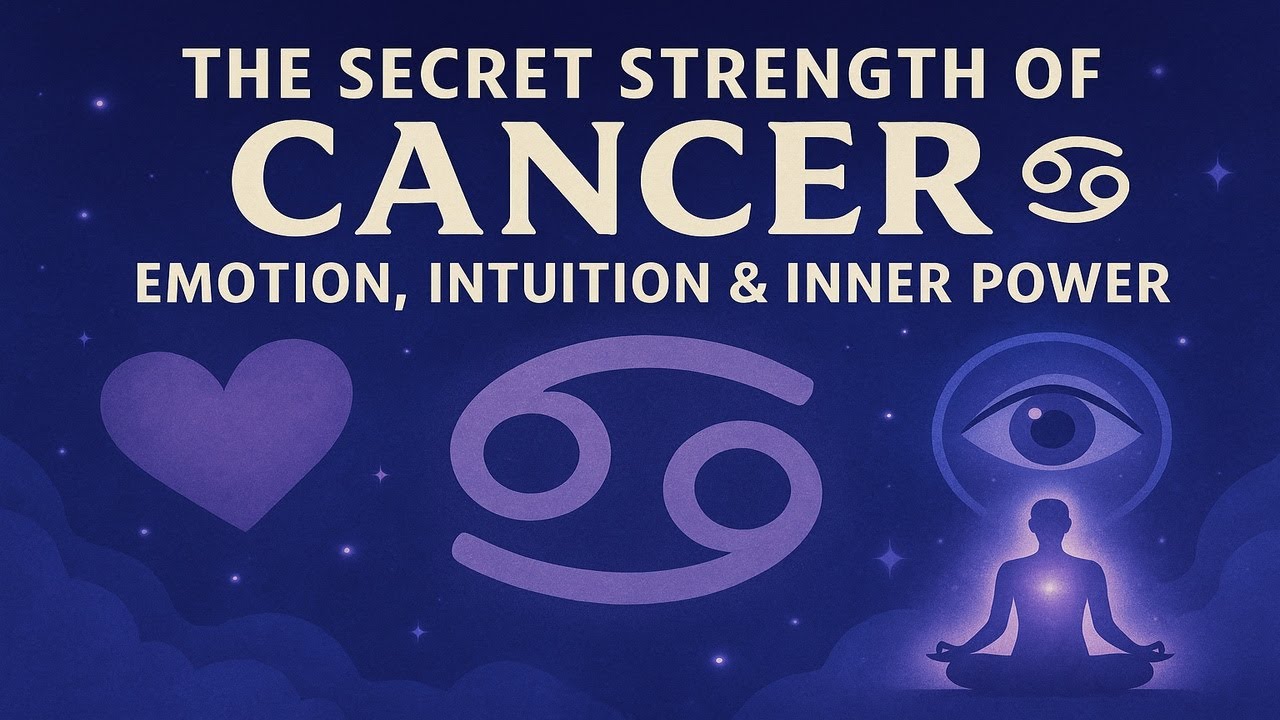 The Secret Strength of Cancer ♋ Emotion, Intuition & Inner Power - YouTube