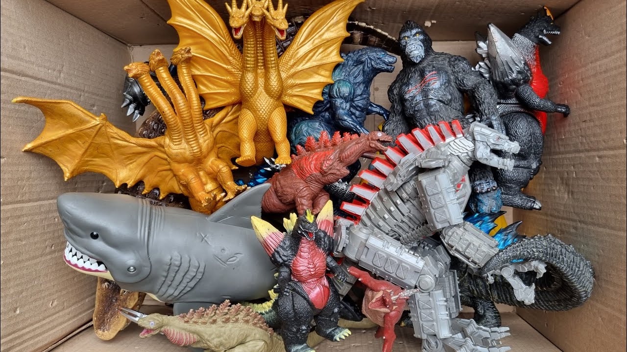 Titanus Godzilla vs Mecha Godzilla, T-Rex, Megalodon, King Ghidorah ...