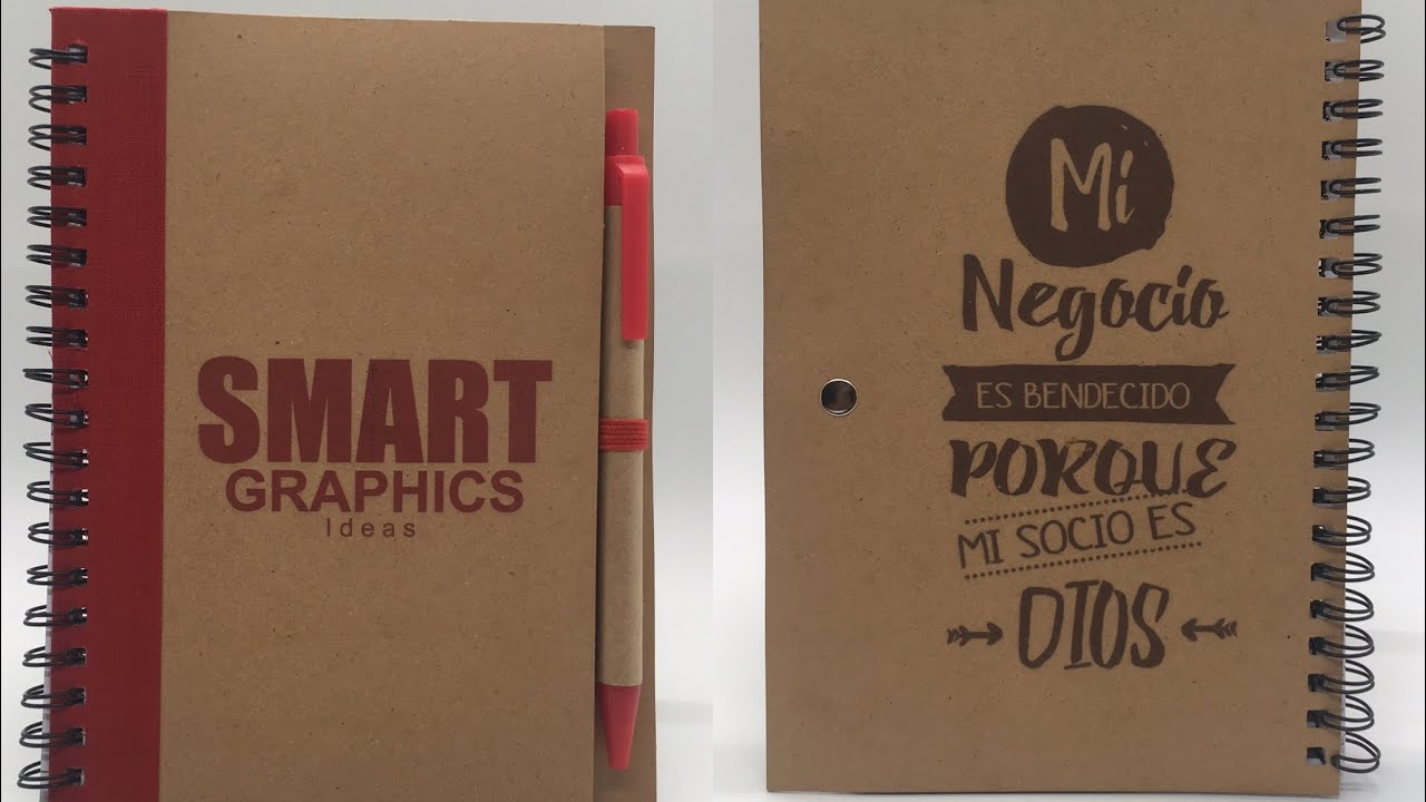 Libreta personalizada con Sublimación - YouTube
