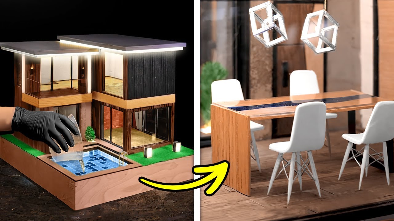 MINI HOUSE COMPILATION || Cute And Fantastic Mini Crafts With Cement ...