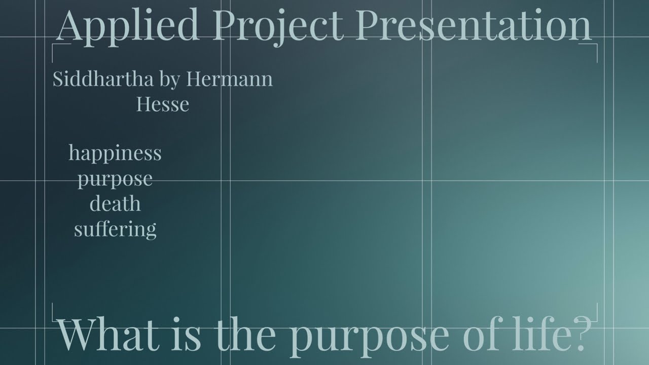 Applied Project Presentation - YouTube