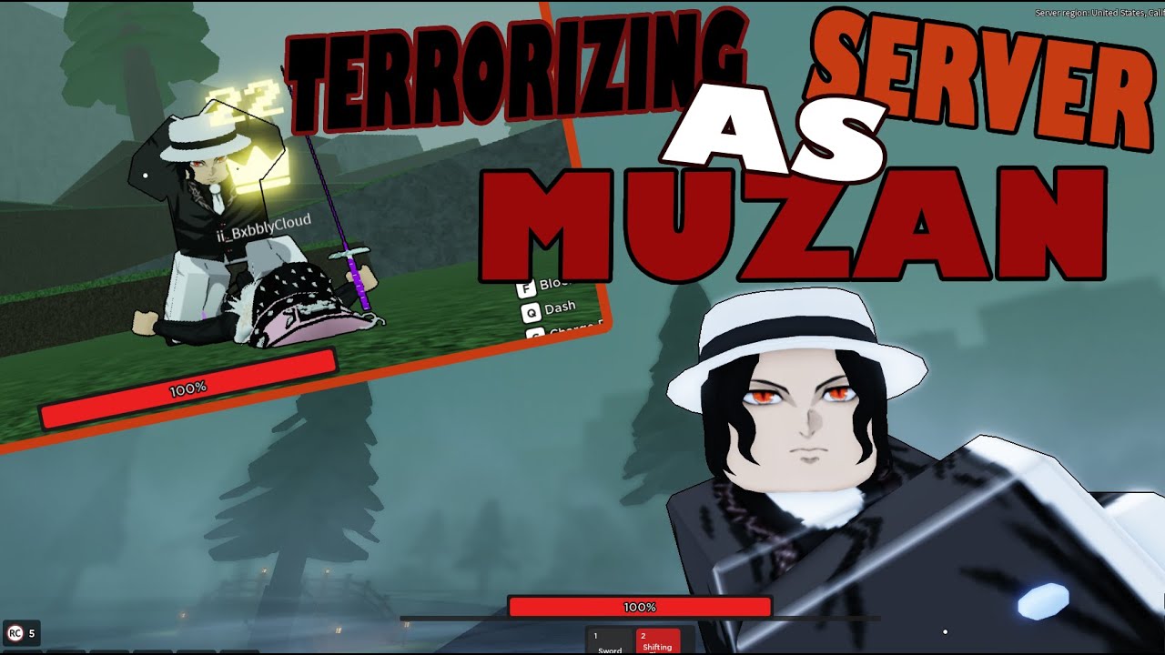 TERRORIZING SERVER AS MUZAN IN ROGUE DEMON - YouTube
