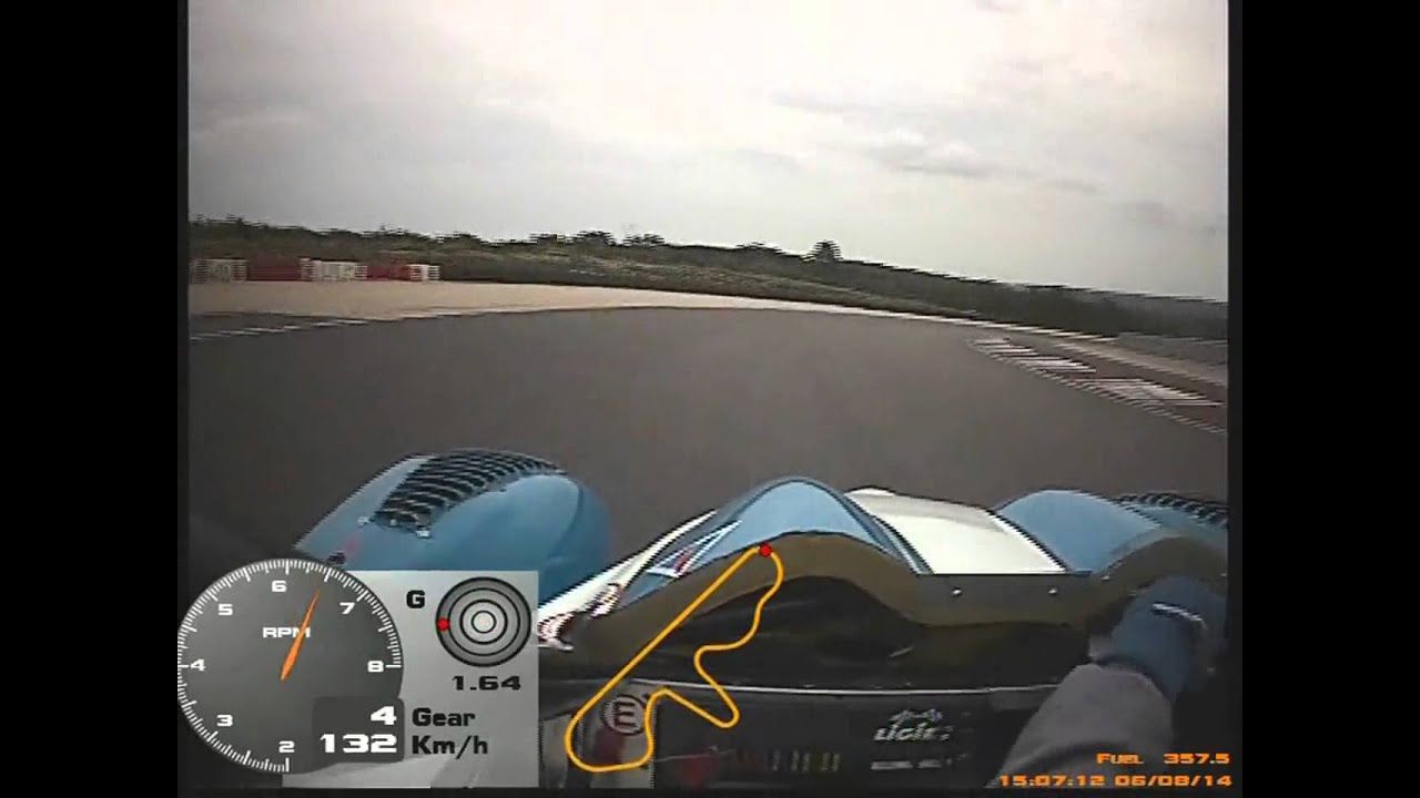 Dijon: Proto Ligier JS51 - Tour rapide et Salto (06.08.2014) - YouTube