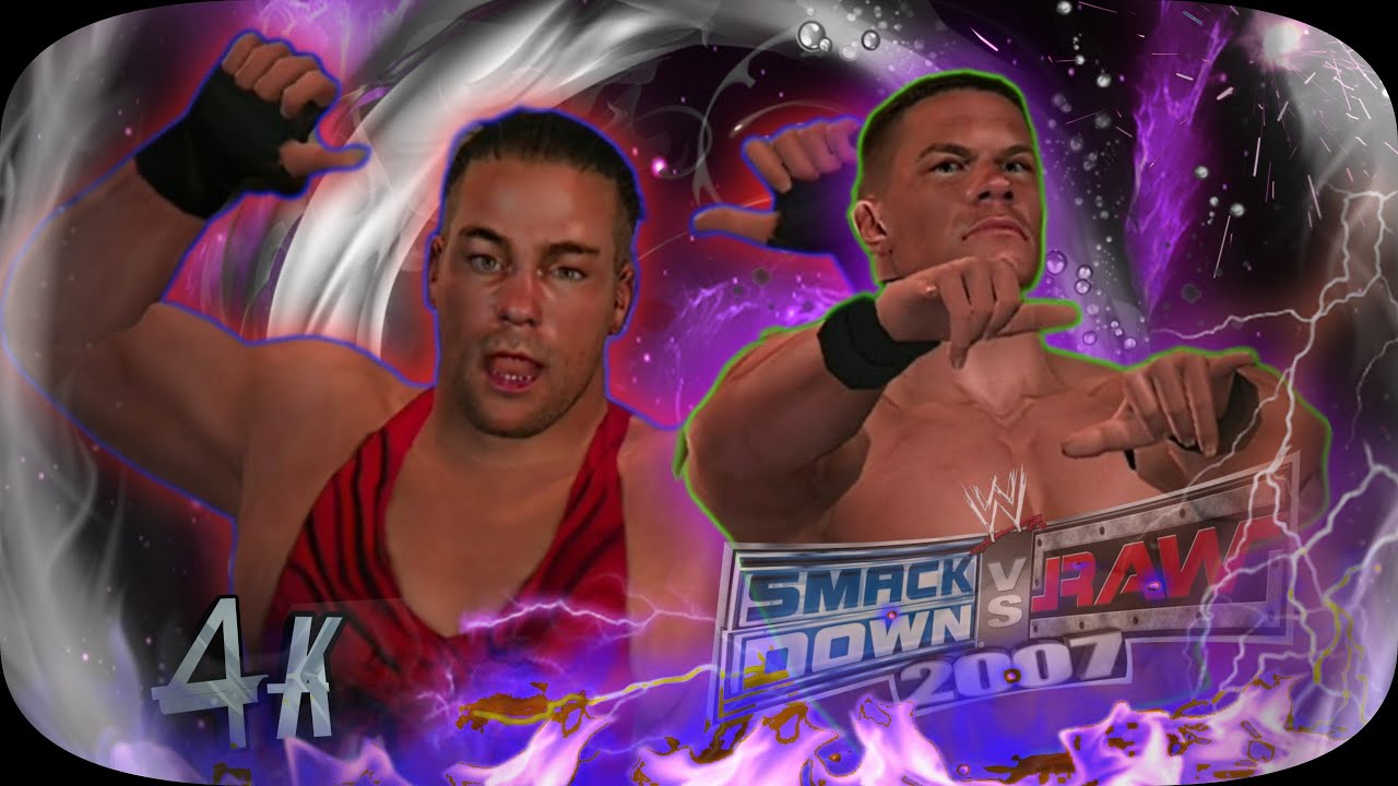 WWE SmackDown vs Raw 2007 Remastered RVD vs John Cena Legend Difficulty ...