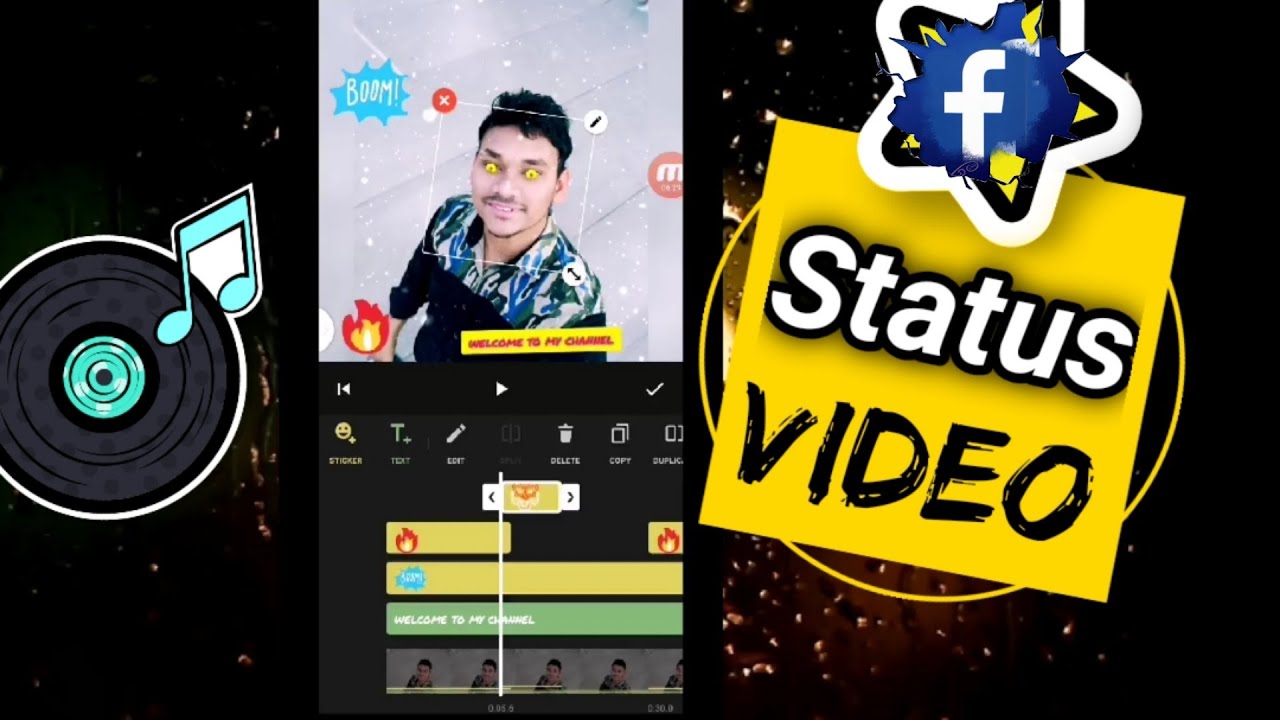 How to edit videos for Facebook Inshot | video editor |Tech Parvez BD - YouTube