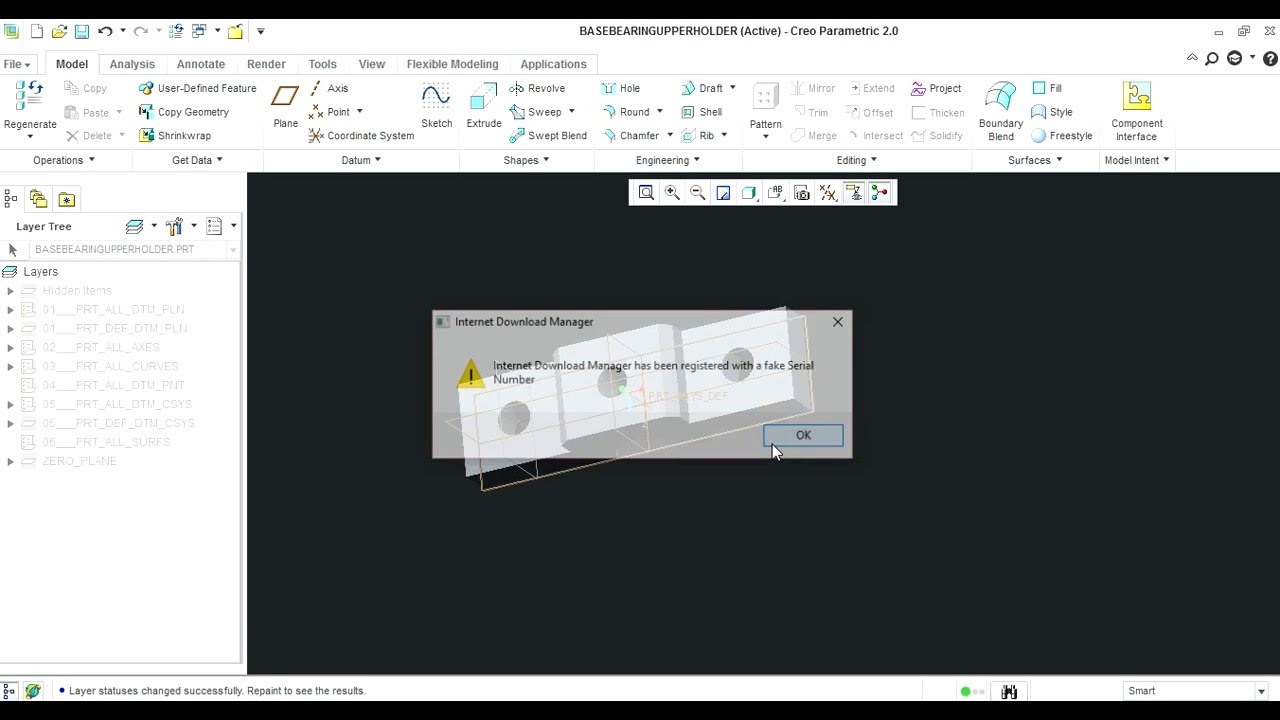 zero plane in creo - YouTube
