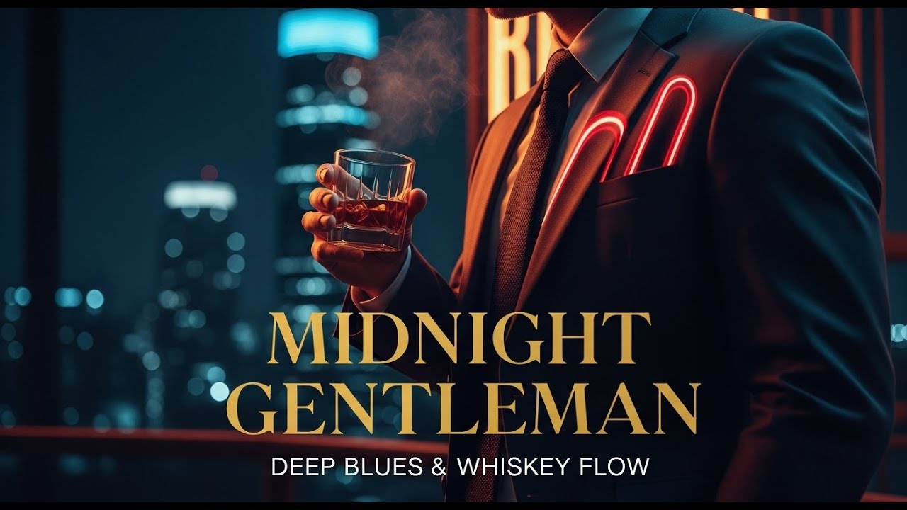 Midnight Gentleman | Deep Blues & Whiskey Flow - YouTube