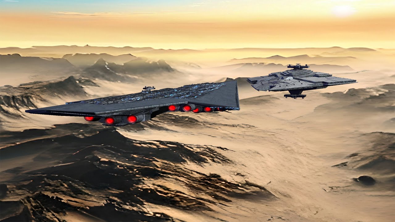 Executor class VS Csylla Heavy Carrier Star Wars Empire at War - YouTube