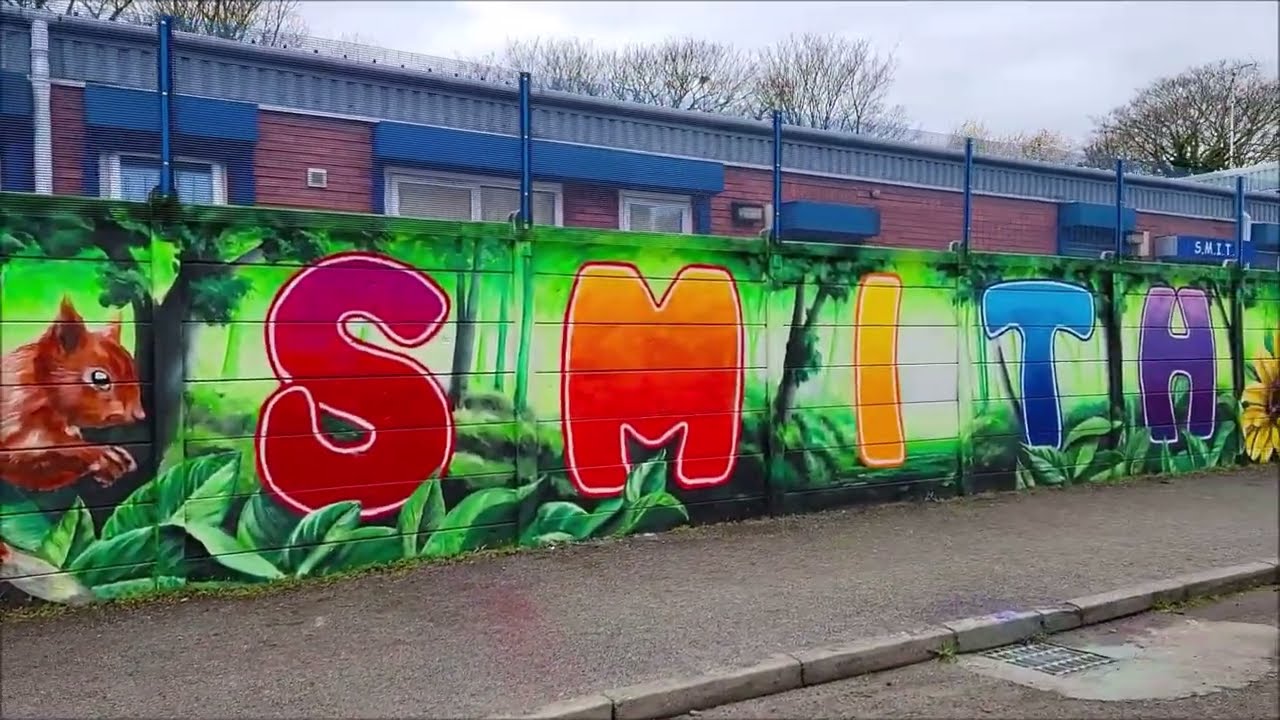 SMITHY Squirrel -Street art at St. Michael's, Liverpool - painted by ...