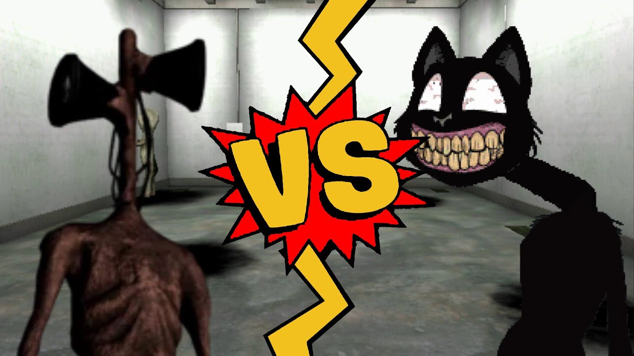 M.U.G.E.N Battles | Siren Head vs Cartoon Cat - YouTube