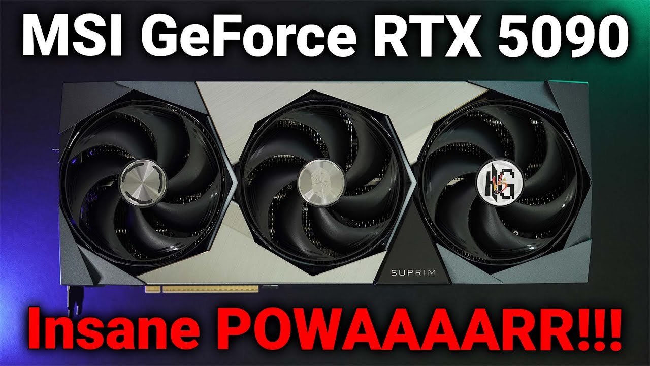 MSI GeForce RTX 5090 Review SUPRIM Super Overclock Edition - YouTube