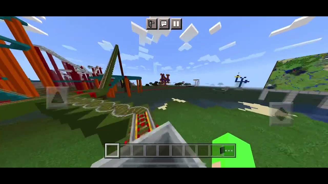 Minecraft Californias Great America Tiki Twirl - YouTube