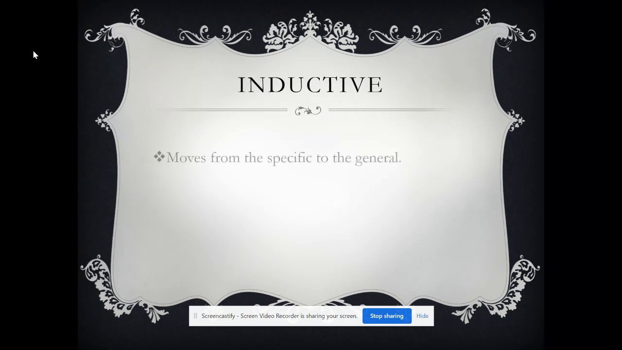 Inductive/Deductive Organization: ENG 101 - YouTube