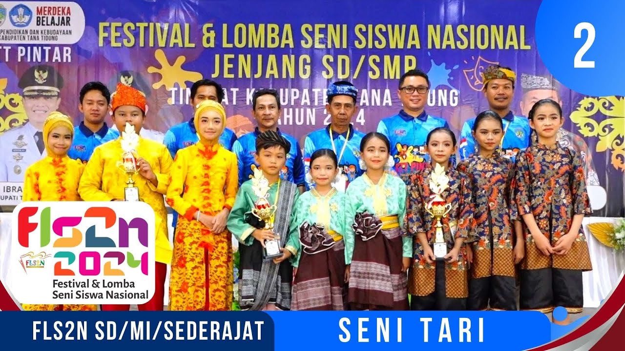 SENI TARI | FLS2N SD Tingkat Kabupaten Tana Tidung 2024 | 2 - YouTube