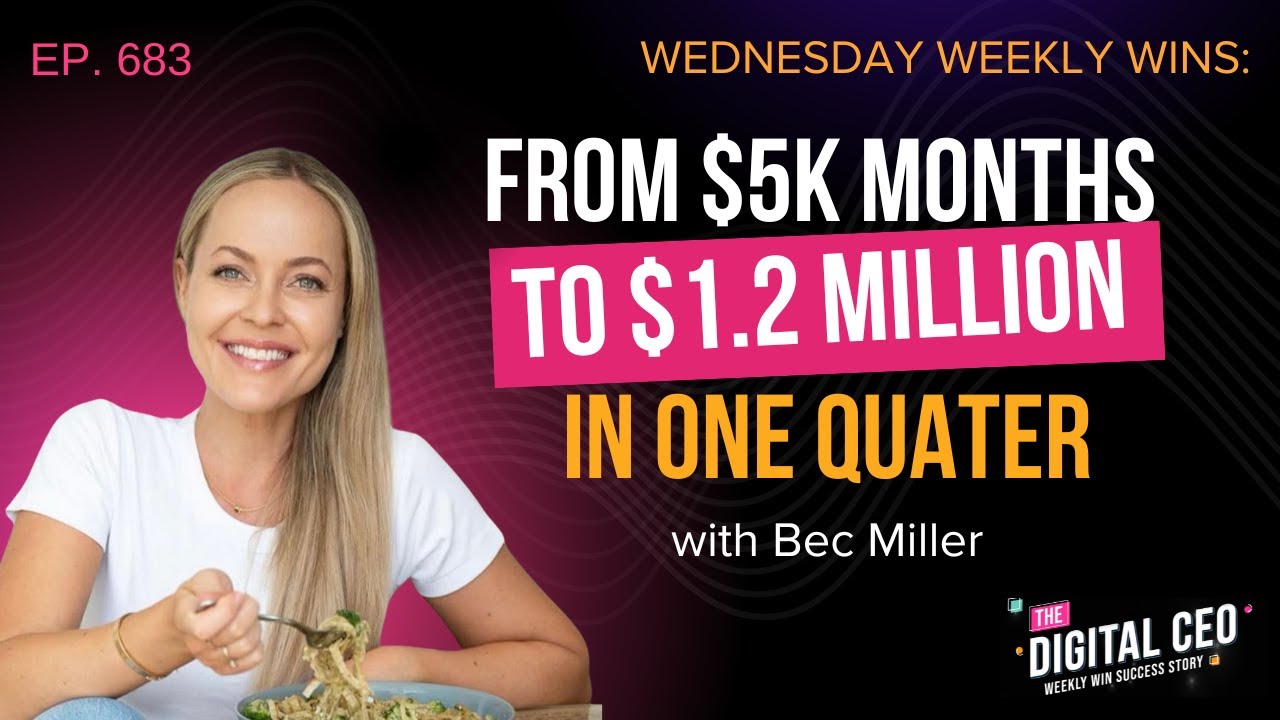 How to Grow from $60k/Year to $400k A MONTH in Sales and Dream BIGGER ...