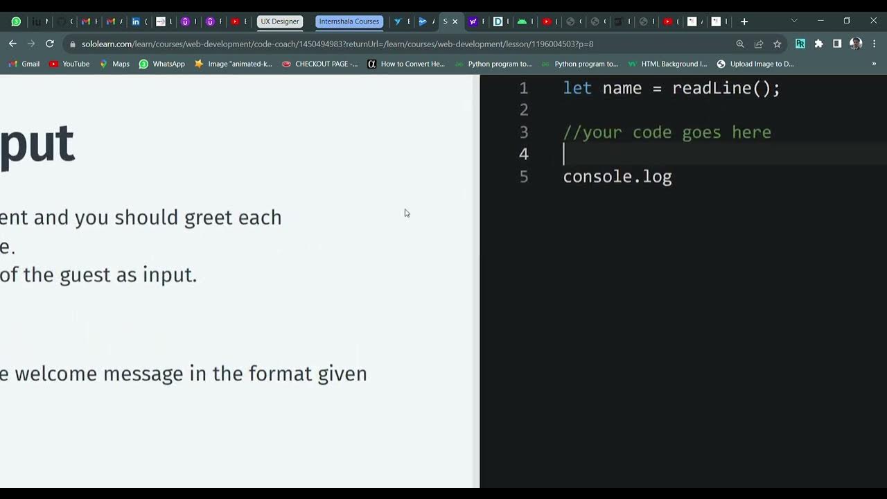 74 String Concatenation | Web Development | Sololearn Answers - YouTube