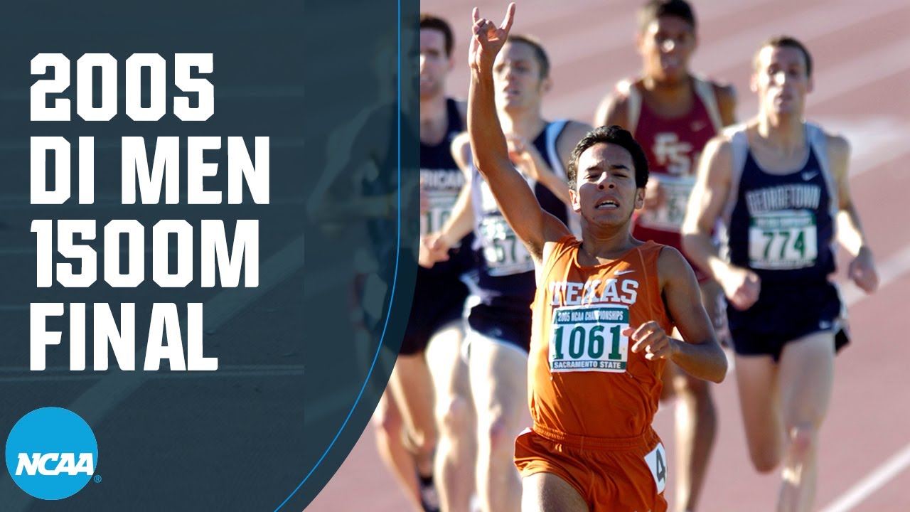 Leonel Manzano - First freshman to win 1500m at NCAA Championship - YouTube