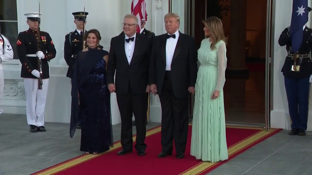 Trump And First Lady Welcome Australian PM For State Dinner - WH 92019 ...