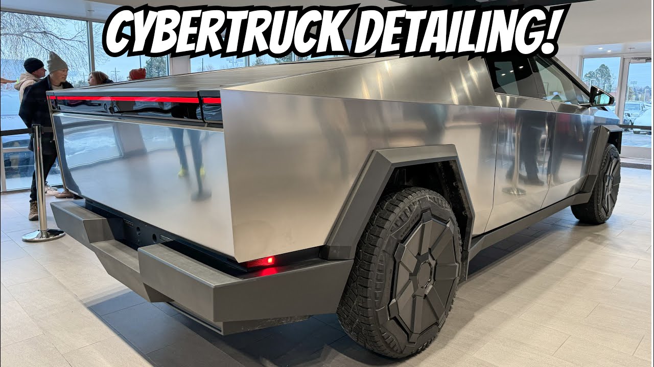 Here’s What Tesla Recommends For Cleaning Your Cybertruck! - YouTube