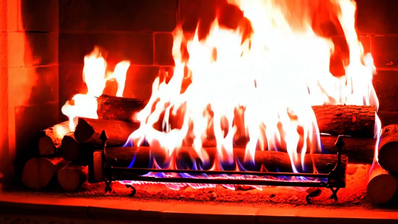 Relaxing Fireplace Ambience for Focus and Calm. The Cozy Sound of a ...