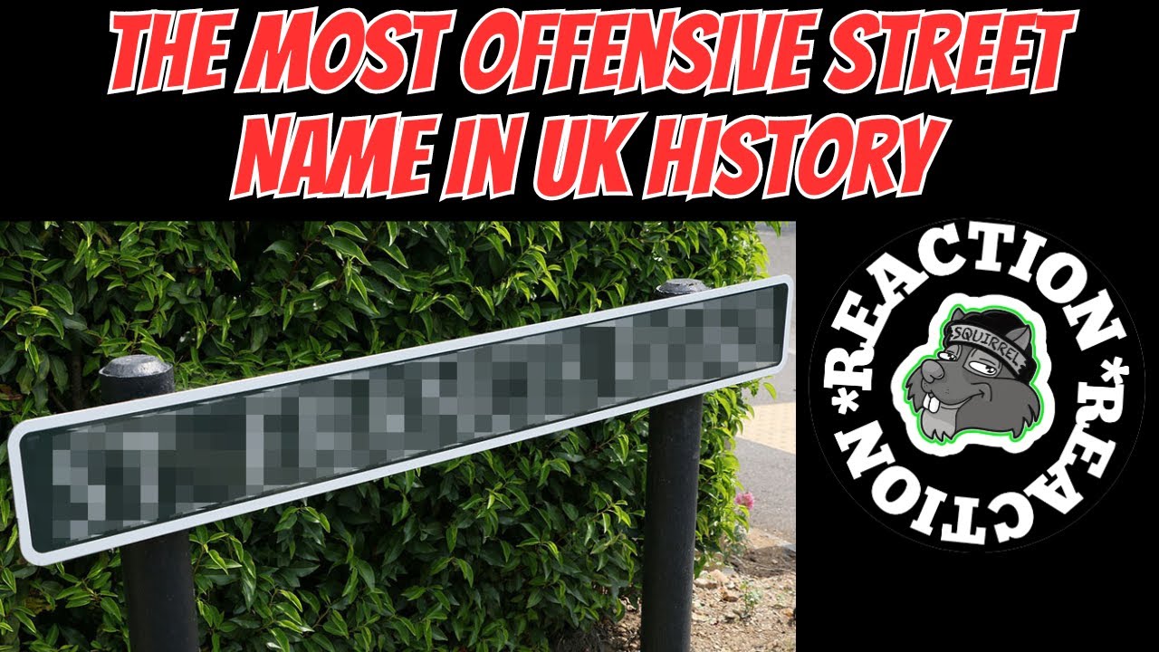 American Reacts to The Most Offensive Street Name in UK History - YouTube