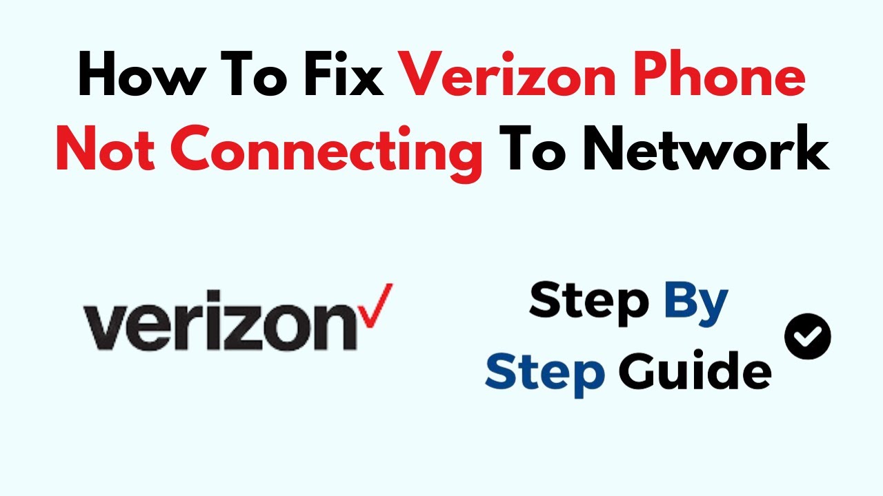 How To Fix Verizon Phone Not Connecting To Network - YouTube