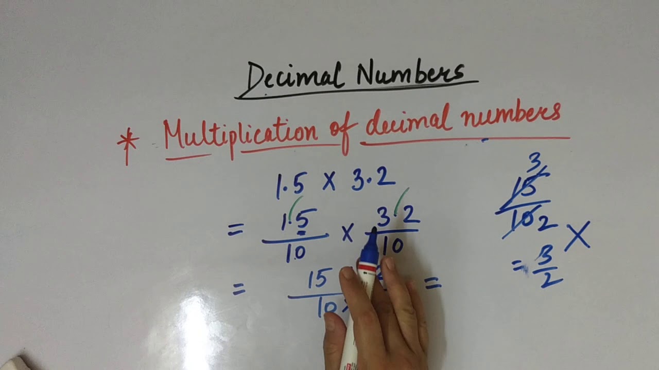 Multiplication of decimal numbers|class-7 - YouTube