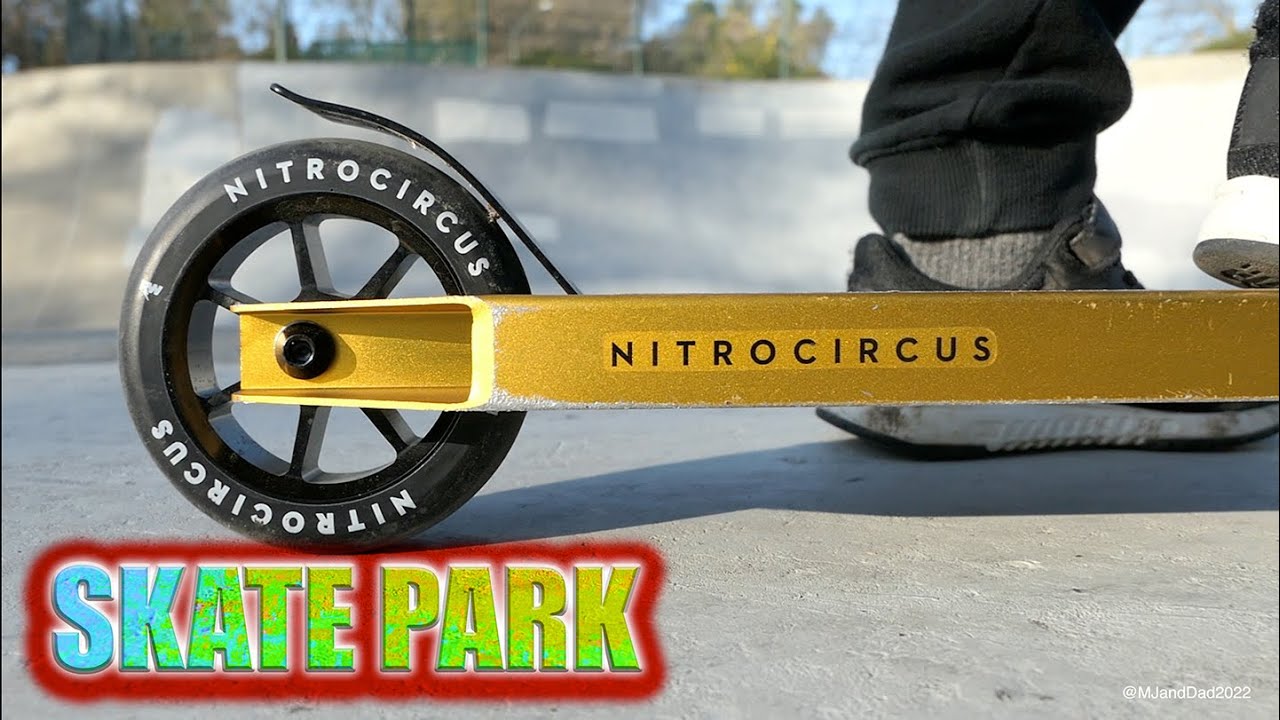 Ryan Williams Nitro Circus R Willy Gold Scooter Riding For The First ...