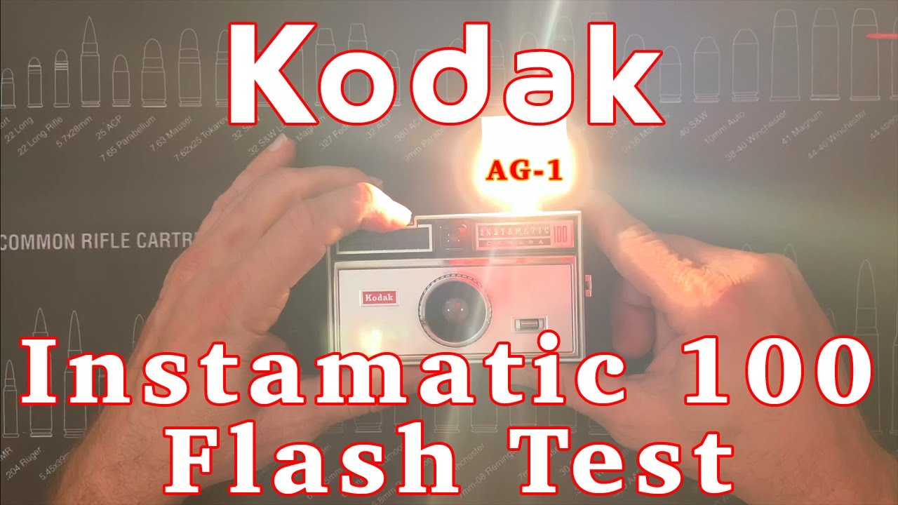 Kodak Instamatic 100 Flash Test - A Classic - Vintage Camera in 4K ...