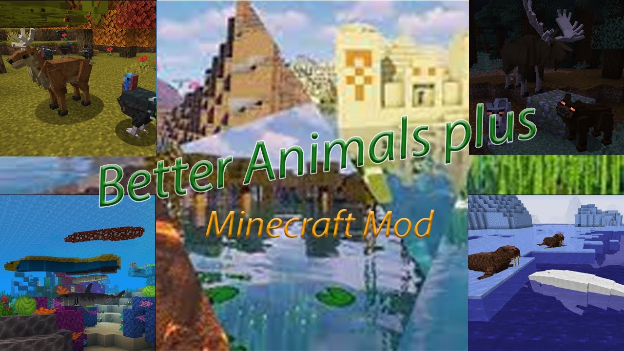 Better animals plus mod! | Minecraft Mod Review - YouTube