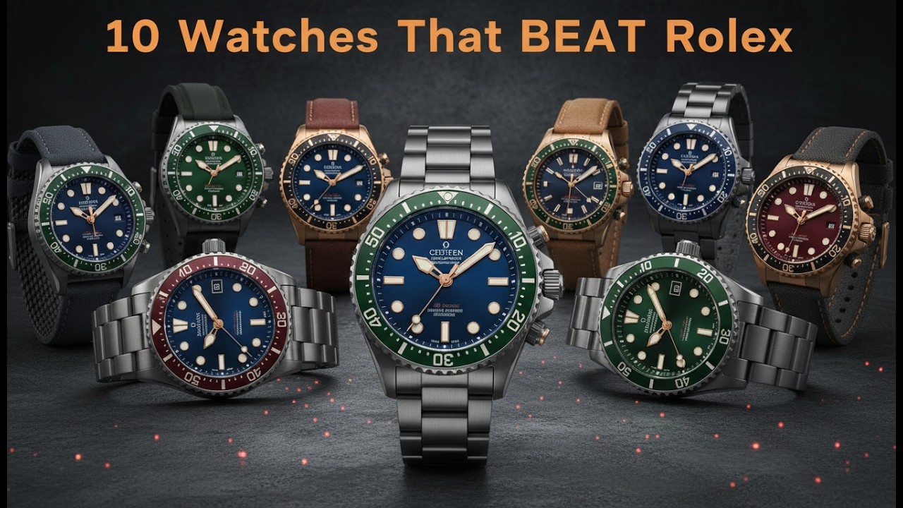 10 Citizen Watches Better Than Rolex (For Less Money) - YouTube