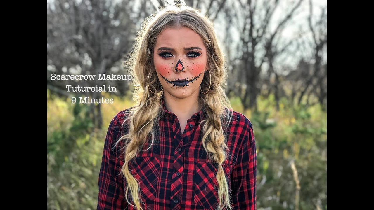 Easy Scarecrow Makeup Tutorial Saubhaya Makeup