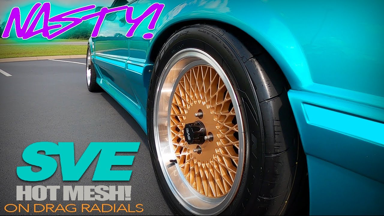 FIRST LOOK! | SVE 17 INCH "HOT MESH" WHEELS | On 275 NITTO Drag Radials ...
