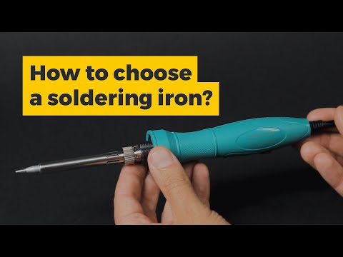 How to Choose a Soldering Iron. Main Types