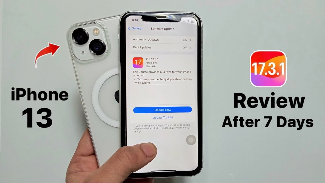 iPhone 13 on iOS 17.3.1 - Review After 7 Days - IOS 17.3.1 Battery Life ...